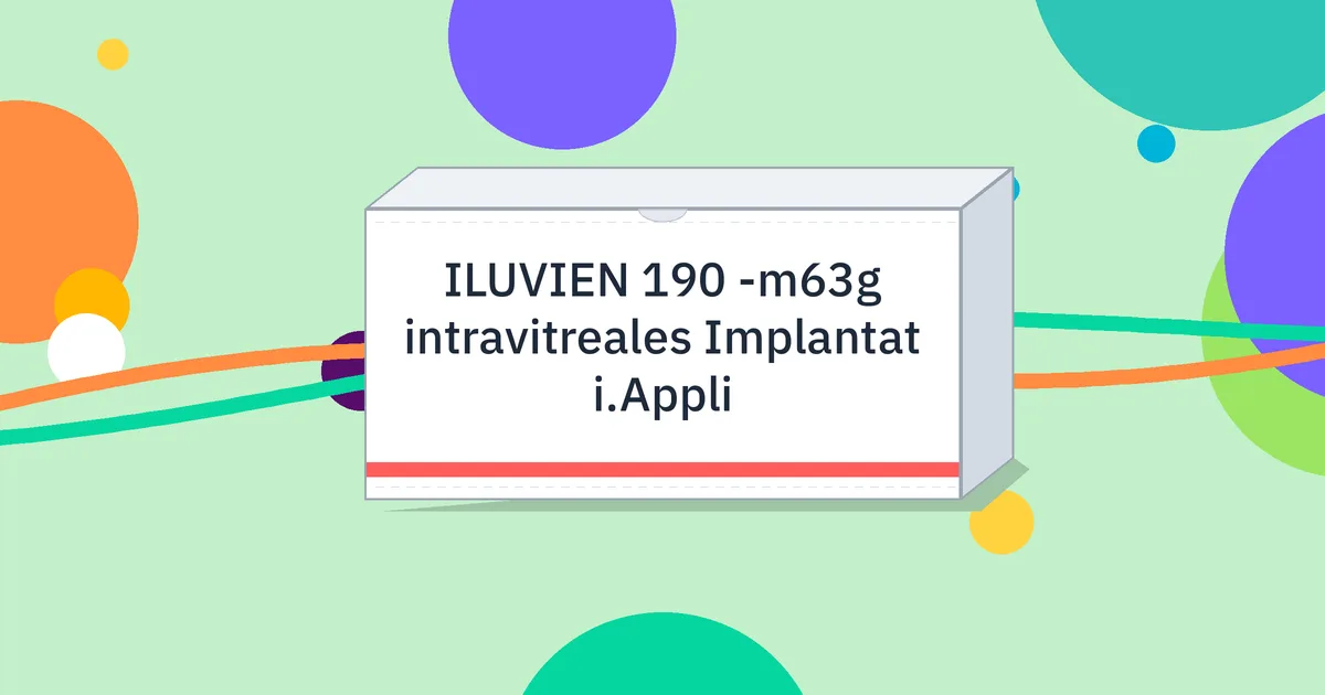 Symbolbild: Packung mit der Aufschrift ILUVIEN 190 -m63g intravitreales Implantat i.Appli (PZN 17822597) – Verfügbarkeit und Bezug in Apotheken in Frankfurt am Main
