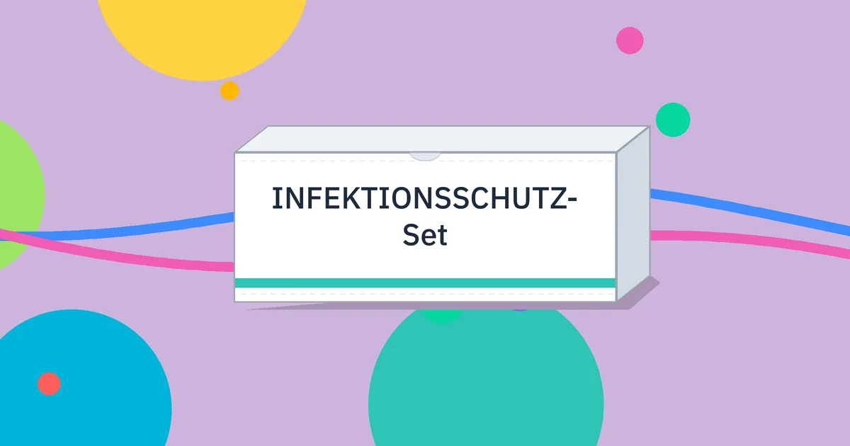 Symbolbild: Packung mit der Aufschrift INFEKTIONSSCHUTZ-Set (PZN 15735210) – Verfügbarkeit und Bezug in Apotheken in Frankfurt am Main
