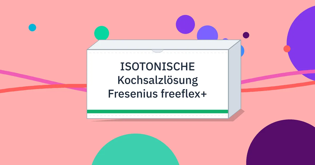 Symbolbild: Packung mit der Aufschrift ISOTONISCHE Kochsalzlösung Fresenius freeflex+ (PZN 09477488) – Verfügbarkeit und Bezug in Apotheken in Frankfurt am Main