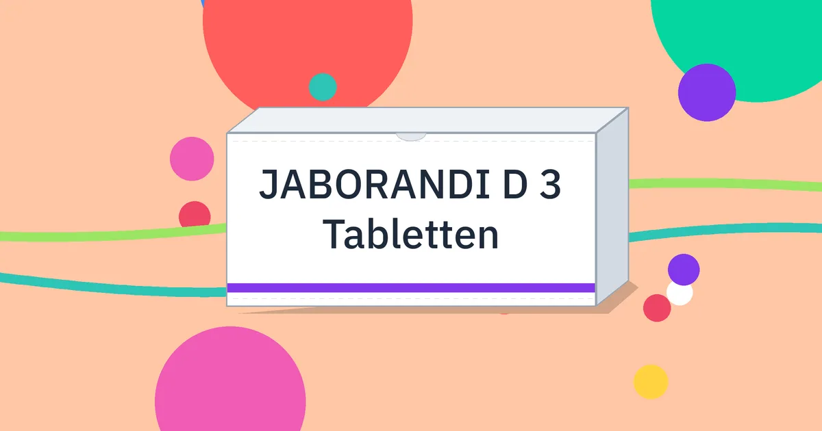 Symbolbild: Packung mit der Aufschrift JABORANDI D 3 Tabletten (PZN 02102762) – Verfügbarkeit und Bezug in Apotheken in Frankfurt am Main