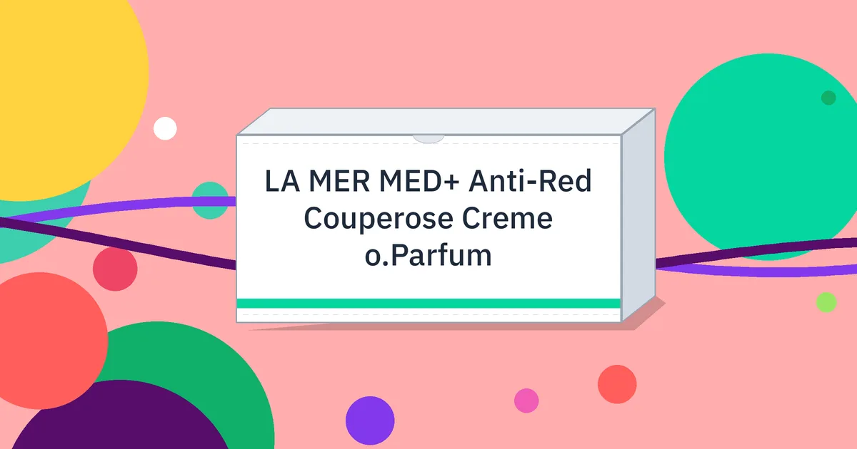 Symbolbild: Packung mit der Aufschrift LA MER MED+ Anti-Red Couperose Creme o.Parfum (PZN 15635000) – Verfügbarkeit und Bezug in Apotheken in Frankfurt am Main