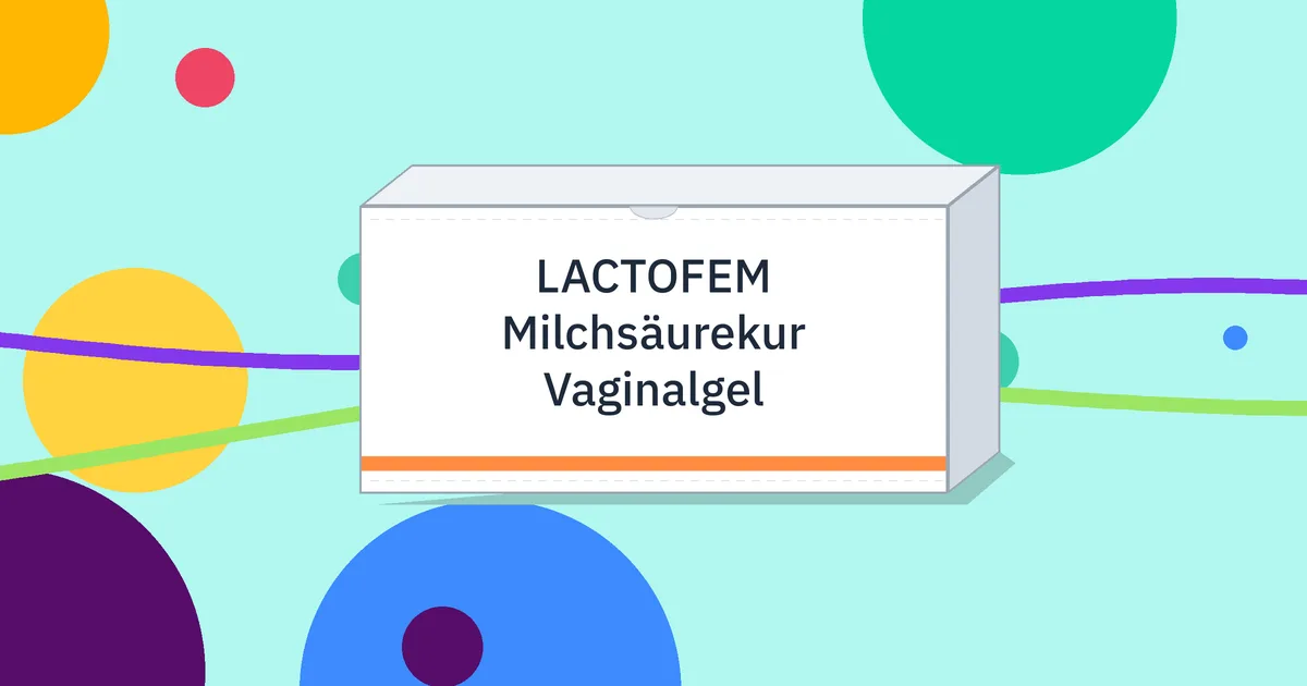 Symbolbild: Packung mit der Aufschrift LACTOFEM Milchsäurekur Vaginalgel (PZN 12643921) – Verfügbarkeit und Bezug in Apotheken in Frankfurt am Main