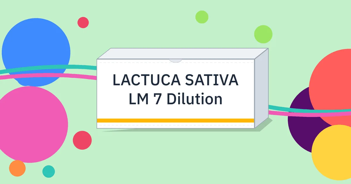 Symbolbild: Packung mit der Aufschrift LACTUCA SATIVA LM 7 Dilution (PZN 13521232) – Verfügbarkeit und Bezug in Apotheken in Frankfurt am Main