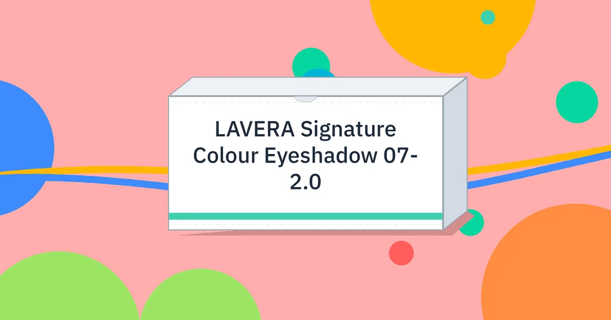 Symbolbild: Packung mit der Aufschrift LAVERA Signature Colour Eyeshadow 07-2.0 (PZN 19416559) – Verfügbarkeit und Bezug in Apotheken in Frankfurt am Main