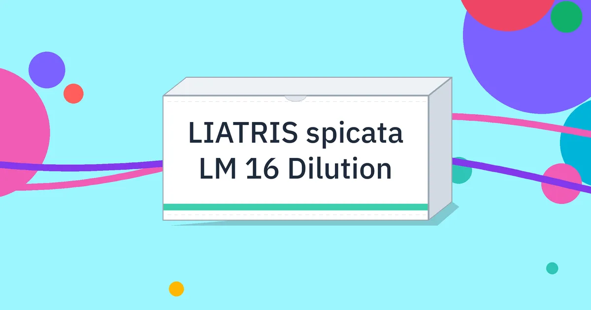 Symbolbild: Packung mit der Aufschrift LIATRIS spicata LM 16 Dilution (PZN 13528754) – Verfügbarkeit und Bezug in Apotheken in Frankfurt am Main