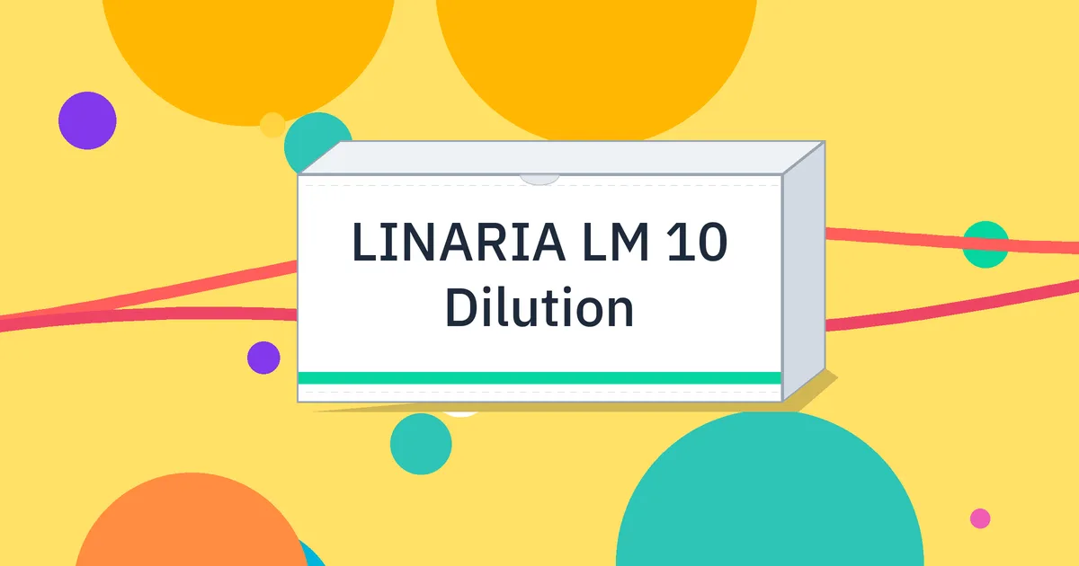 Symbolbild: Packung mit der Aufschrift LINARIA LM 10 Dilution (PZN 13529127) – Verfügbarkeit und Bezug in Apotheken in Frankfurt am Main