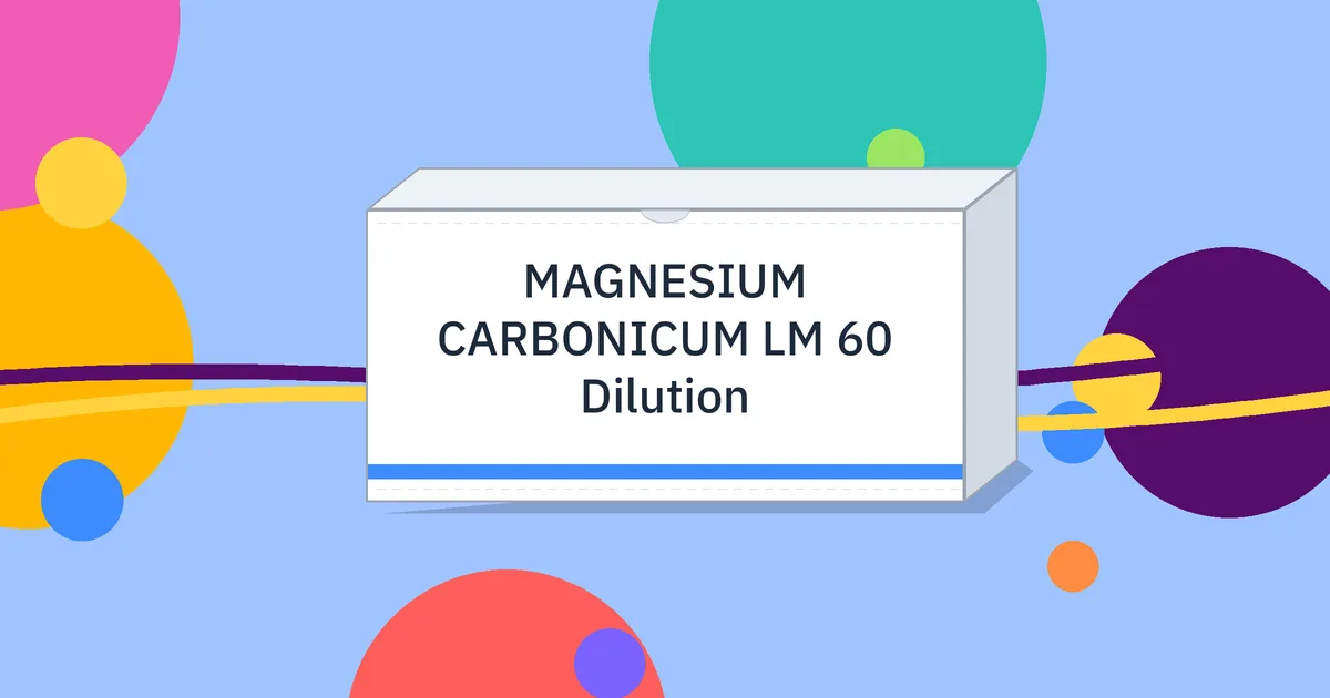 Symbolbild: Packung mit der Aufschrift MAGNESIUM CARBONICUM LM 60 Dilution (PZN 12937261) – Verfügbarkeit und Bezug in Apotheken in Frankfurt am Main