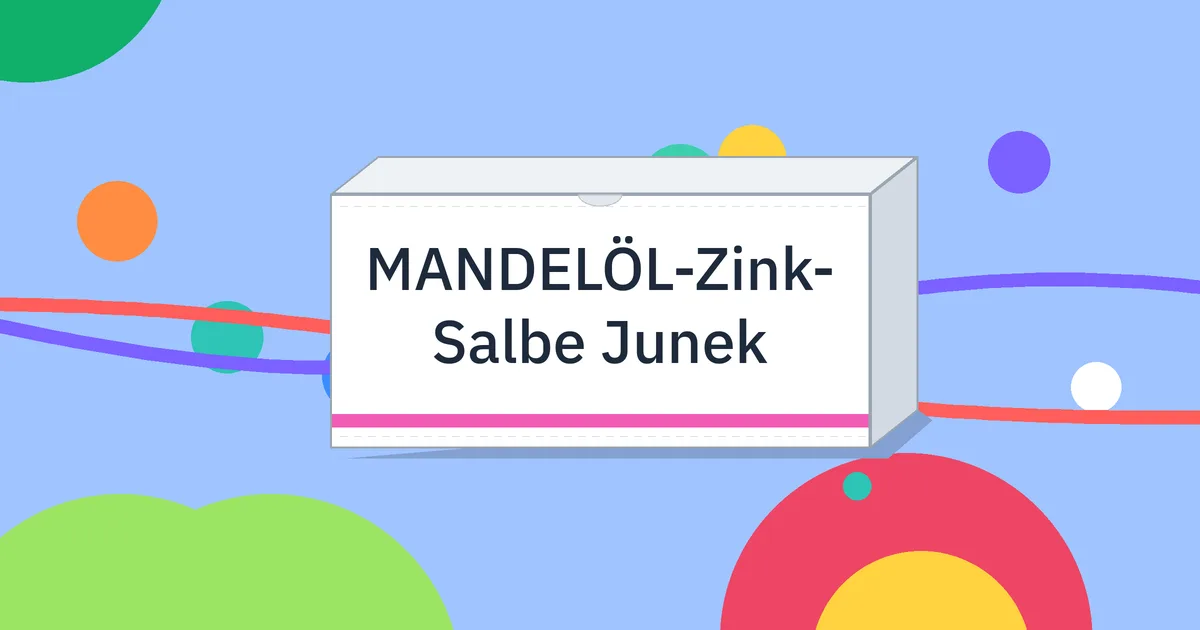 Symbolbild: Packung mit der Aufschrift MANDELÖL-Zink-Salbe Junek (PZN 18851477) – Verfügbarkeit und Bezug in Apotheken in Frankfurt am Main