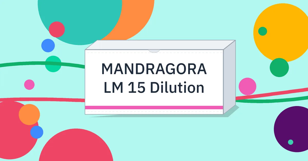 Symbolbild: Packung mit der Aufschrift MANDRAGORA LM 15 Dilution (PZN 12941914) – Verfügbarkeit und Bezug in Apotheken in Frankfurt am Main