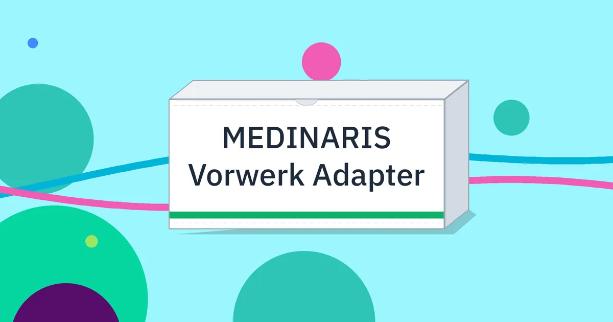 Symbolbild: Packung mit der Aufschrift MEDINARIS Vorwerk Adapter (PZN 05370836) – Verfügbarkeit und Bezug in Apotheken in Frankfurt am Main