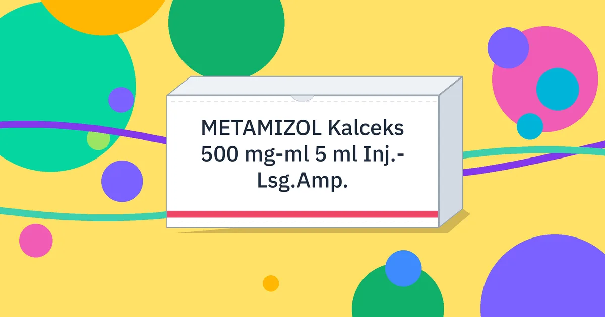 Symbolbild: Packung mit der Aufschrift METAMIZOL Kalceks 500 mg-ml 5 ml Inj.-Lsg.Amp. (PZN 19184072) – Verfügbarkeit und Bezug in Apotheken in Frankfurt am Main