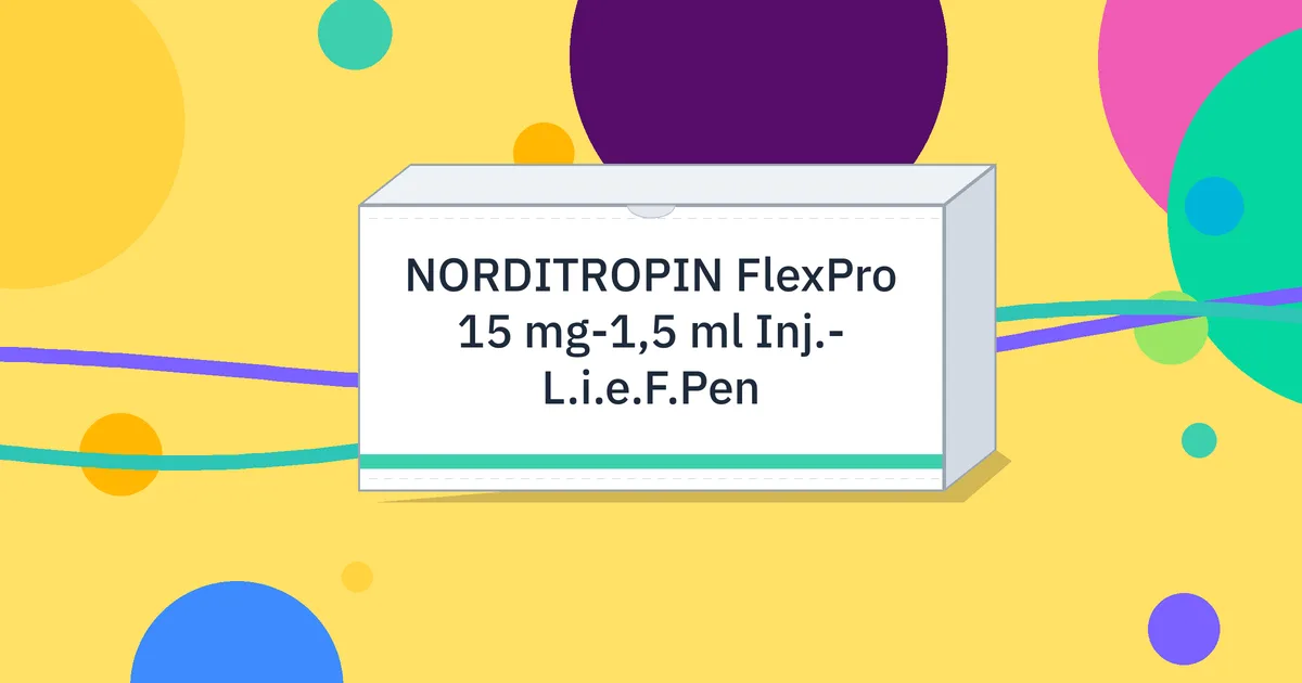 Symbolbild: Packung mit der Aufschrift NORDITROPIN FlexPro 15 mg-1,5 ml Inj.-L.i.e.F.Pen (PZN 14266316) – Verfügbarkeit und Bezug in Apotheken in Frankfurt am Main