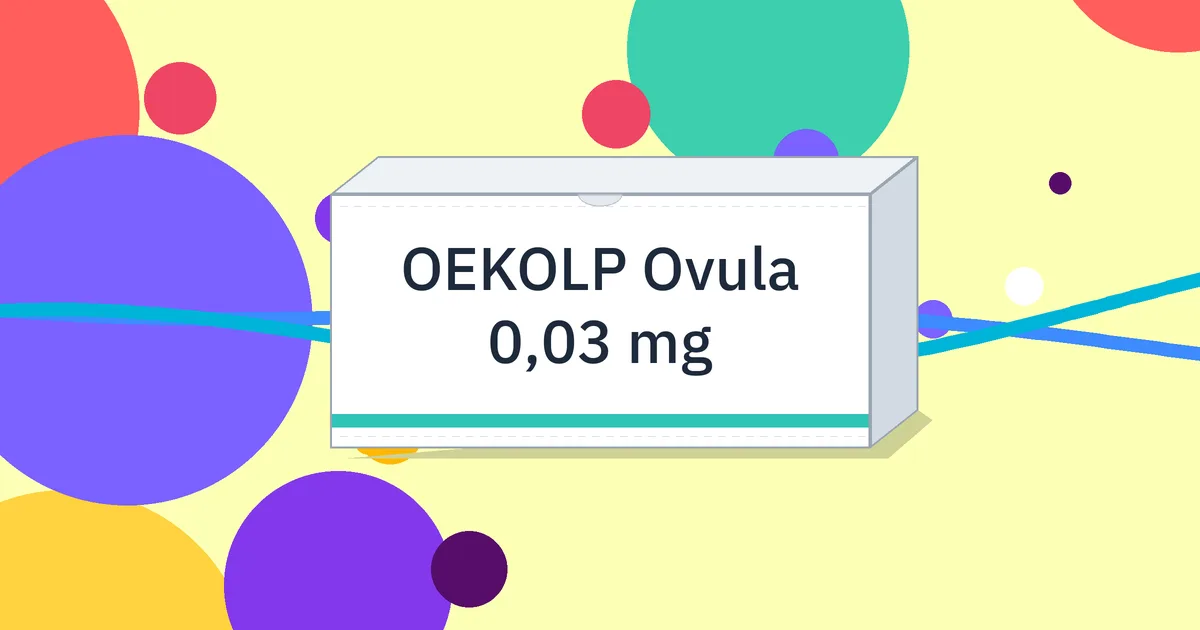 Symbolbild: Packung mit der Aufschrift OEKOLP Ovula 0,03 mg (PZN 10067086) – Verfügbarkeit und Bezug in Apotheken in Frankfurt am Main
