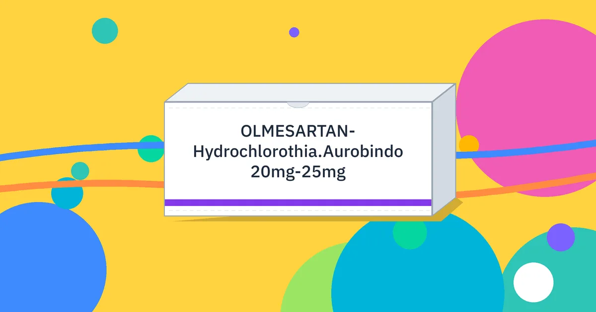Symbolbild: Packung mit der Aufschrift OLMESARTAN-Hydrochlorothia.Aurobindo 20mg-25mg (PZN 12343024) – Verfügbarkeit und Bezug in Apotheken in Frankfurt am Main