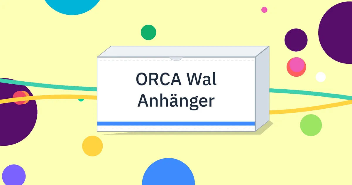 Symbolbild: Packung mit der Aufschrift ORCA Wal Anhänger (PZN 19159074) – Verfügbarkeit und Bezug in Apotheken in Frankfurt am Main
