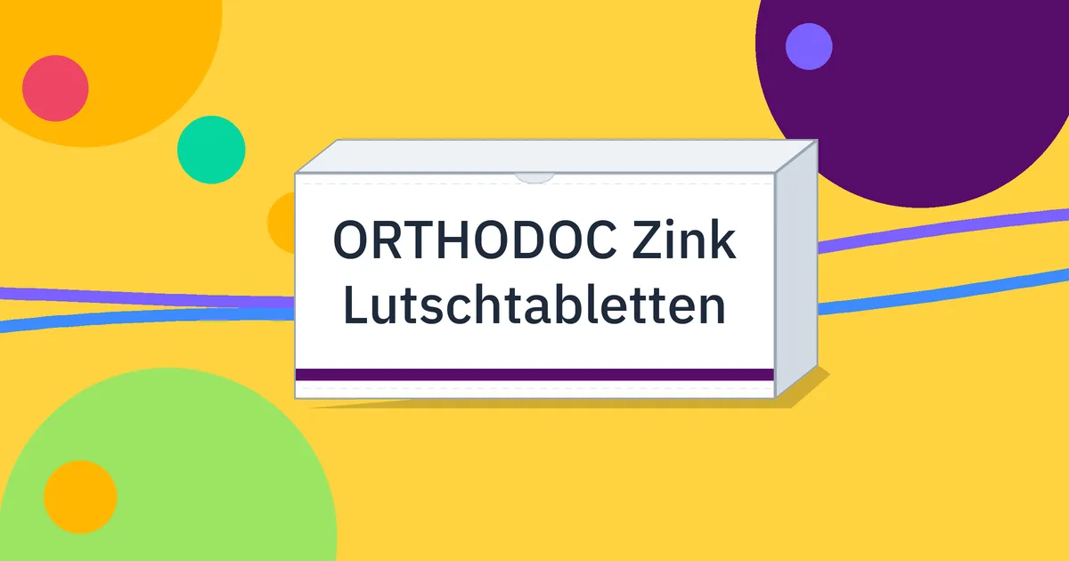 Symbolbild: Packung mit der Aufschrift ORTHODOC Zink Lutschtabletten (PZN 18600999) – Verfügbarkeit und Bezug in Apotheken in Frankfurt am Main