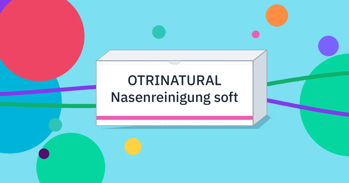 Symbolbild: Packung mit der Aufschrift OTRINATURAL Nasenreinigung soft (PZN 19378698) – Verfügbarkeit und Bezug in Apotheken in Frankfurt am Main
