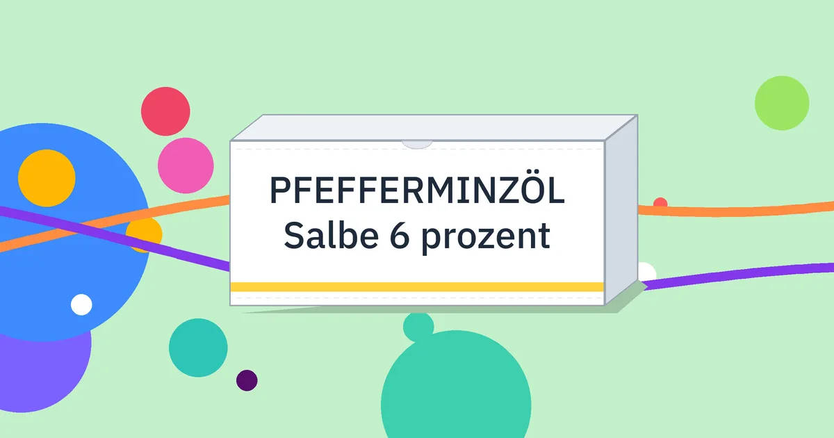 Symbolbild: Packung mit der Aufschrift PFEFFERMINZÖL Salbe 6 prozent (PZN 16573175) – Verfügbarkeit und Bezug in Apotheken in Frankfurt am Main