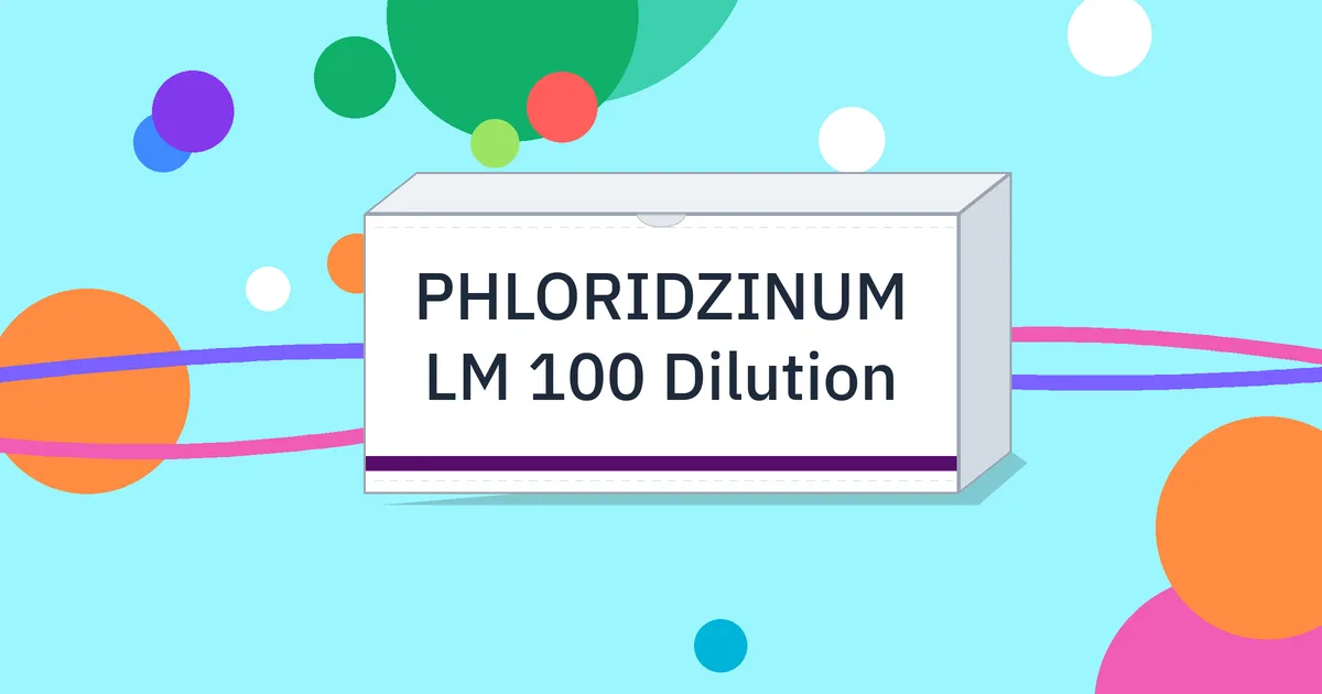Symbolbild: Packung mit der Aufschrift PHLORIDZINUM LM 100 Dilution (PZN 13639548) – Verfügbarkeit und Bezug in Apotheken in Frankfurt am Main