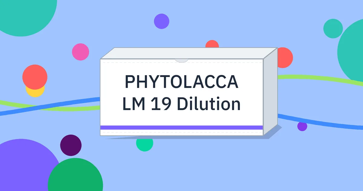 Symbolbild: Packung mit der Aufschrift PHYTOLACCA LM 19 Dilution (PZN 13036318) – Verfügbarkeit und Bezug in Apotheken in Frankfurt am Main