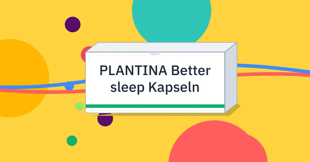 Symbolbild: Packung mit der Aufschrift PLANTINA Better sleep Kapseln (PZN 18758022) – Verfügbarkeit und Bezug in Apotheken in Frankfurt am Main