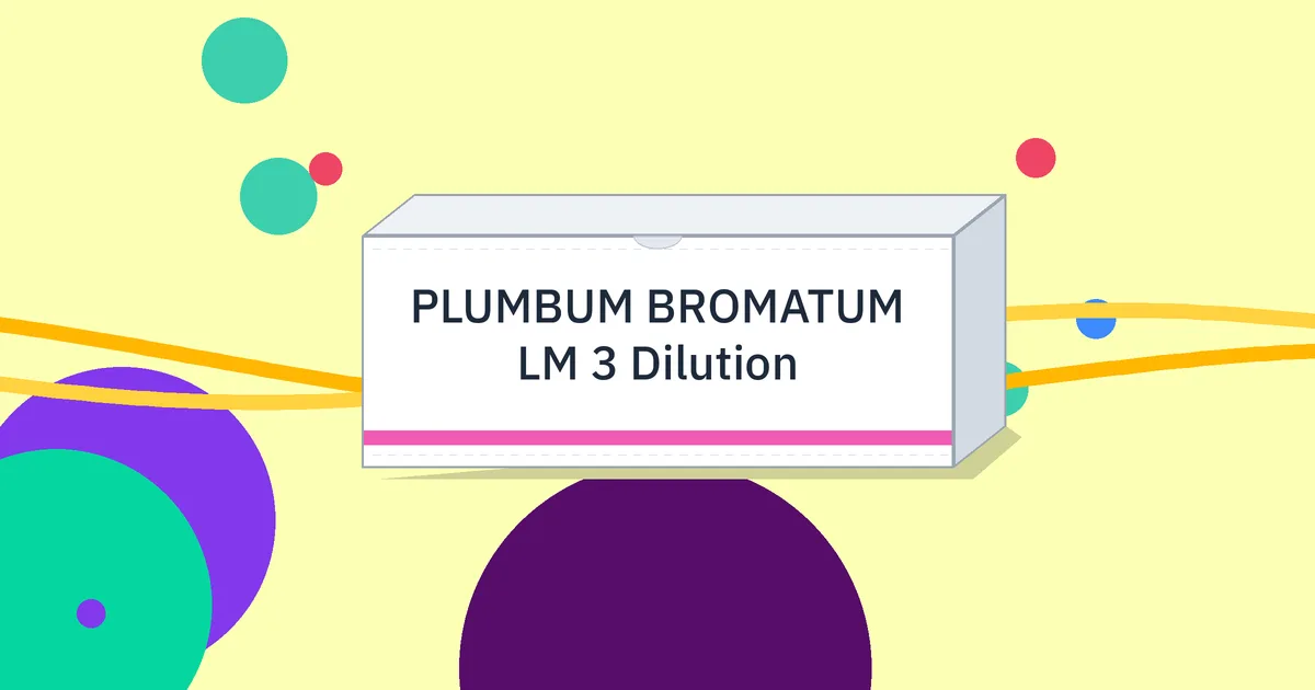 Symbolbild: Packung mit der Aufschrift PLUMBUM BROMATUM LM 3 Dilution (PZN 13039624) – Verfügbarkeit und Bezug in Apotheken in Frankfurt am Main