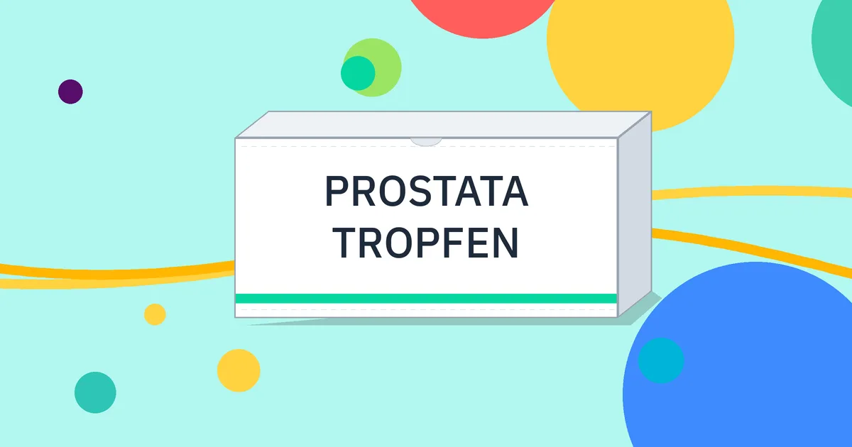 Symbolbild: Packung mit der Aufschrift PROSTATA TROPFEN (PZN 19967762) – Verfügbarkeit und Bezug in Apotheken in Frankfurt am Main