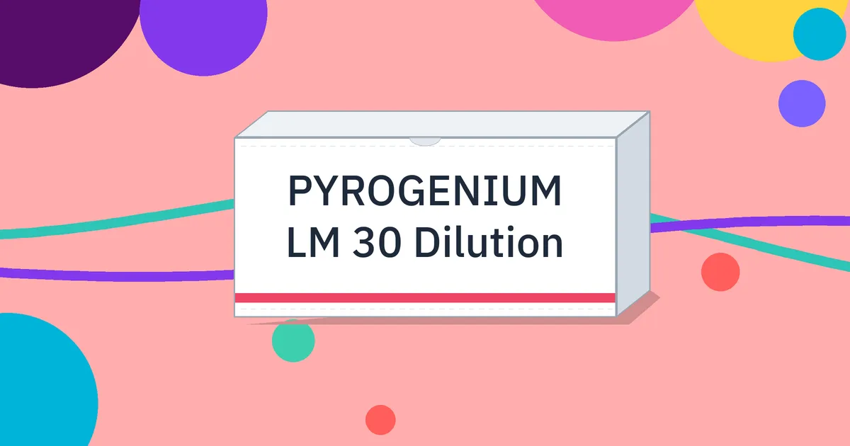 Symbolbild: Packung mit der Aufschrift PYROGENIUM LM 30 Dilution (PZN 10532206) – Verfügbarkeit und Bezug in Apotheken in Frankfurt am Main