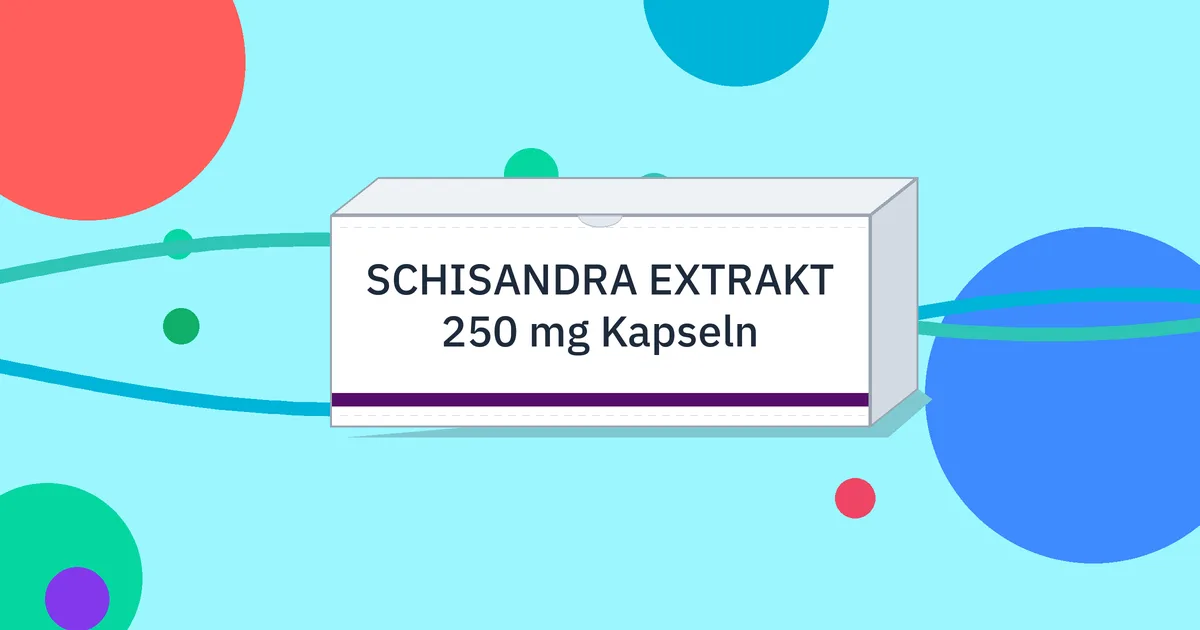 Symbolbild: Packung mit der Aufschrift SCHISANDRA EXTRAKT 250 mg Kapseln (PZN 11887727) – Verfügbarkeit und Bezug in Apotheken in Frankfurt am Main