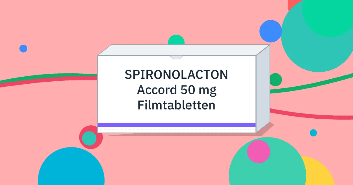 Symbolbild: Packung mit der Aufschrift SPIRONOLACTON Accord 50 mg Filmtabletten (PZN 11851988) – Verfügbarkeit und Bezug in Apotheken in Frankfurt am Main