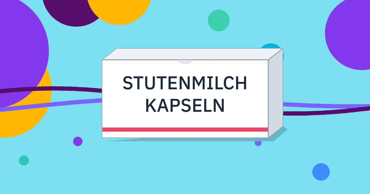 Symbolbild: Packung mit der Aufschrift STUTENMILCH KAPSELN (PZN 04316993) – Verfügbarkeit und Bezug in Apotheken in Frankfurt am Main