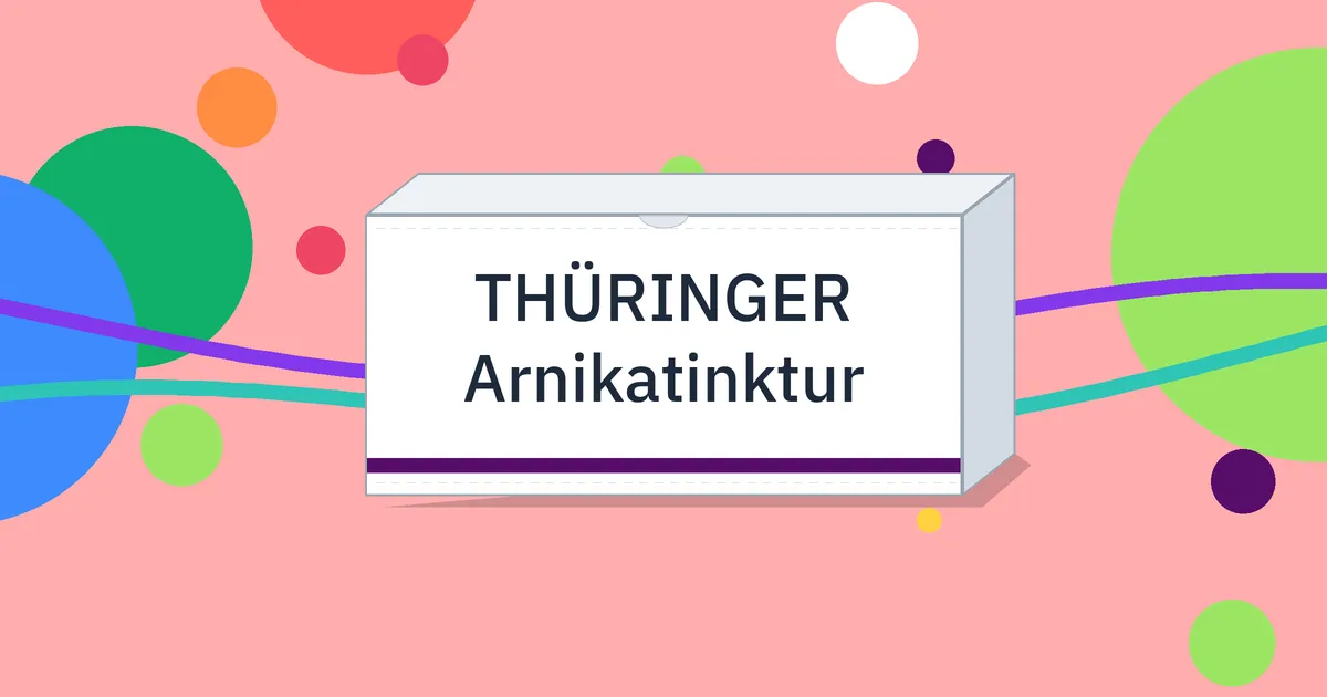 Symbolbild: Packung mit der Aufschrift THÜRINGER Arnikatinktur (PZN 04002220) – Verfügbarkeit und Bezug in Apotheken in Frankfurt am Main