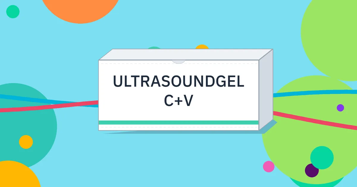 Symbolbild: Packung mit der Aufschrift ULTRASOUNDGEL C+V (PZN 18468726) – Verfügbarkeit und Bezug in Apotheken in Frankfurt am Main