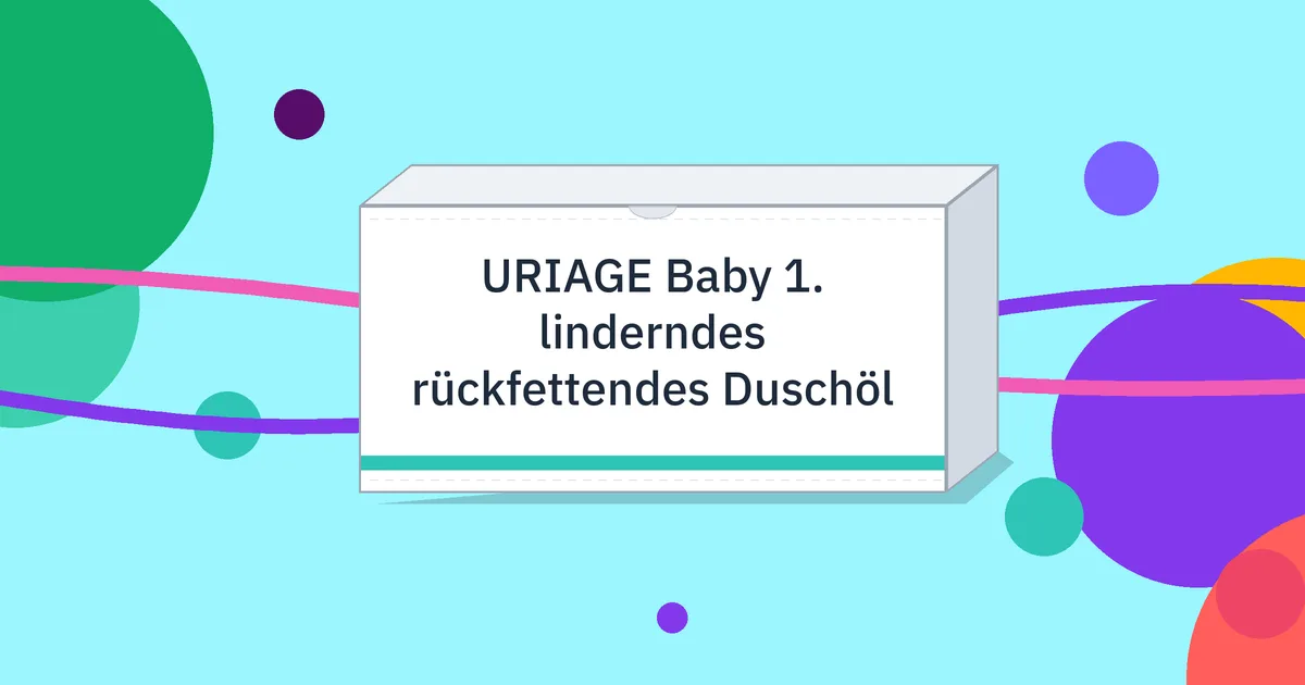 Symbolbild: Packung mit der Aufschrift URIAGE Baby 1. linderndes rückfettendes Duschöl (PZN 17182399) – Verfügbarkeit und Bezug in Apotheken in Frankfurt am Main