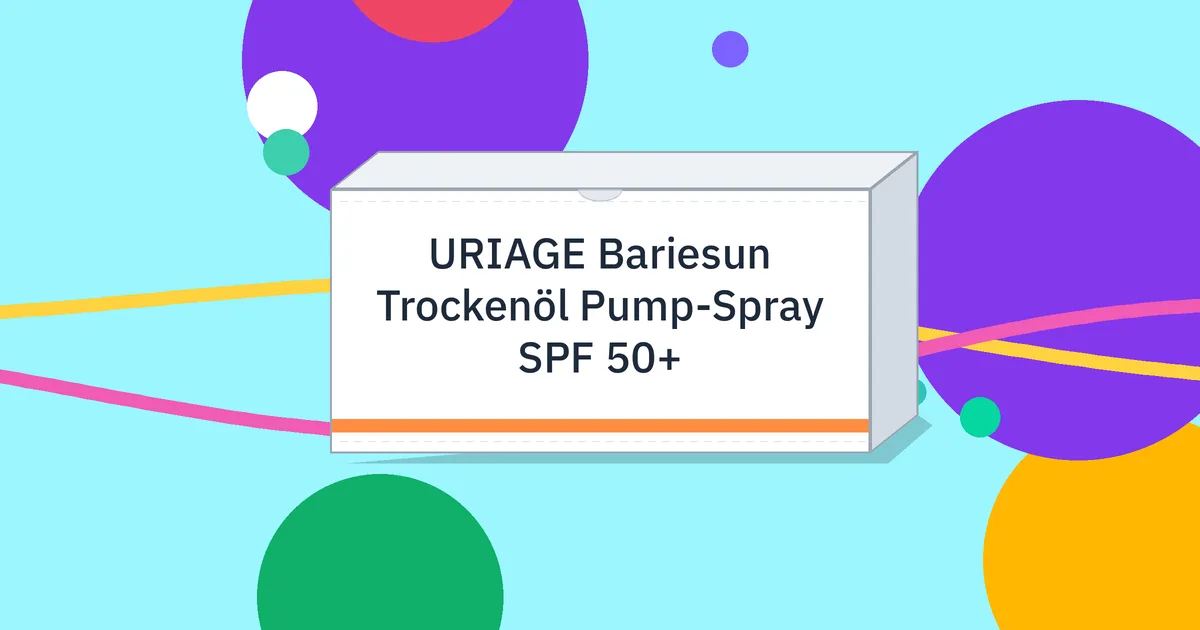 Symbolbild: Packung mit der Aufschrift URIAGE Bariesun Trockenöl Pump-Spray SPF 50+ (PZN 19519785) – Verfügbarkeit und Bezug in Apotheken in Frankfurt am Main