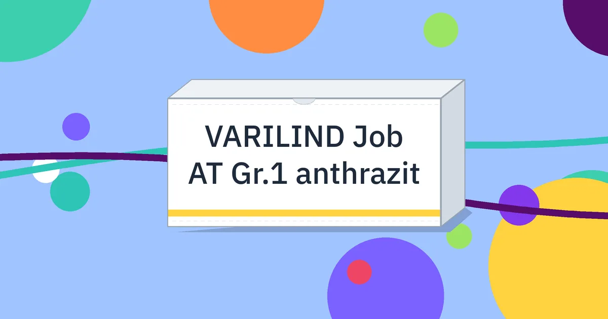 Symbolbild: Packung mit der Aufschrift VARILIND Job AT Gr.1 anthrazit (PZN 18191704) – Verfügbarkeit und Bezug in Apotheken in Frankfurt am Main