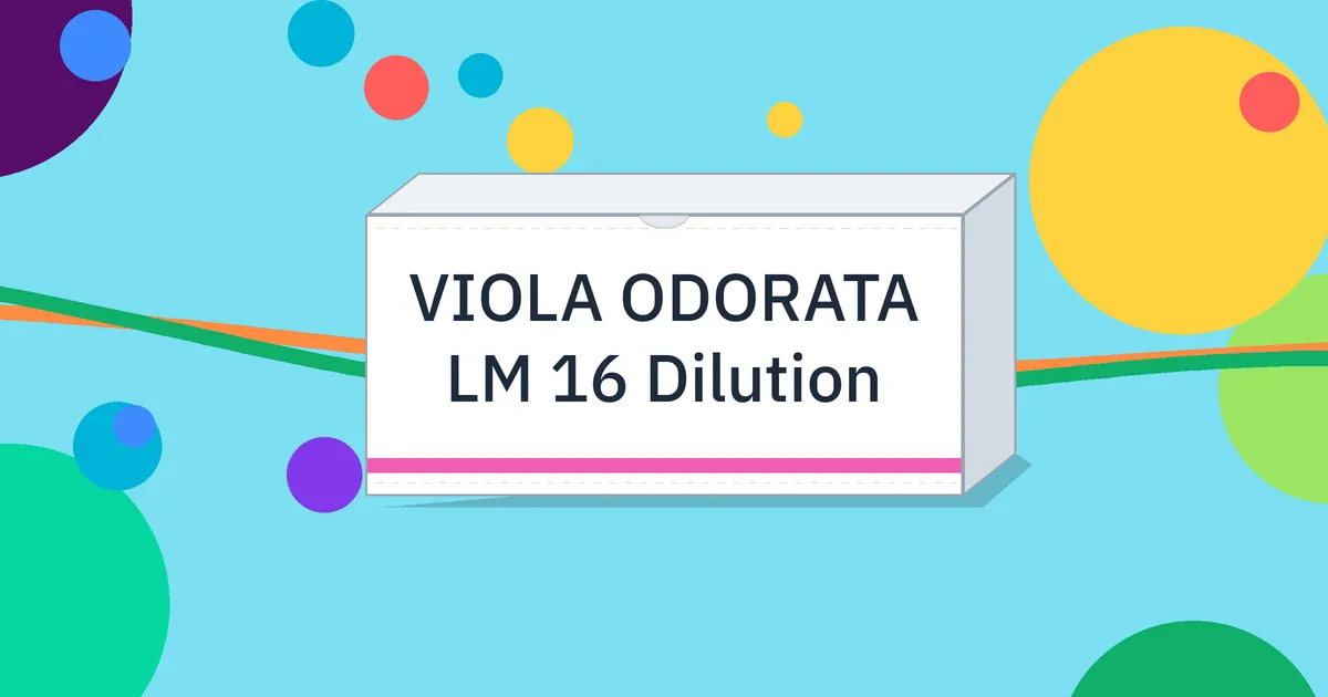Symbolbild: Packung mit der Aufschrift VIOLA ODORATA LM 16 Dilution (PZN 13275431) – Verfügbarkeit und Bezug in Apotheken in Frankfurt am Main