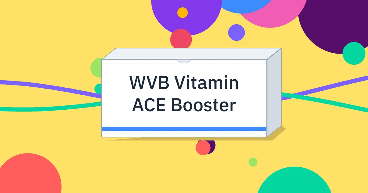 Symbolbild: Packung mit der Aufschrift WVB Vitamin ACE Booster (PZN 19926875) – Verfügbarkeit und Bezug in Apotheken in Frankfurt am Main