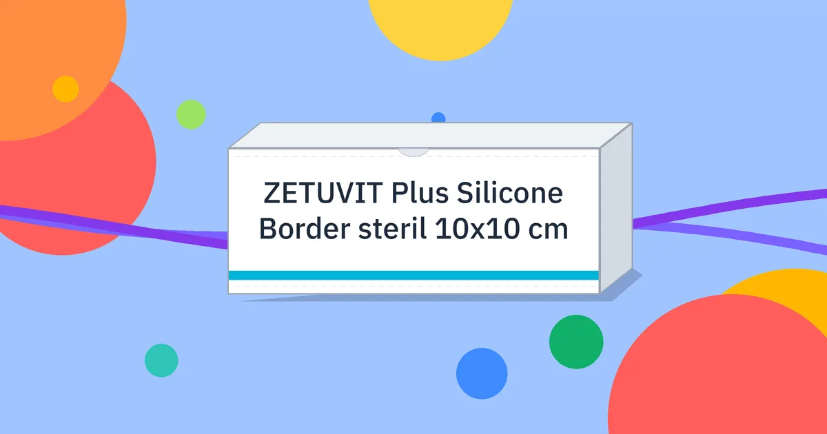 Symbolbild: Packung mit der Aufschrift ZETUVIT Plus Silicone Border steril 10x10 cm (PZN 17974781) – Verfügbarkeit und Bezug in Apotheken in Frankfurt am Main
