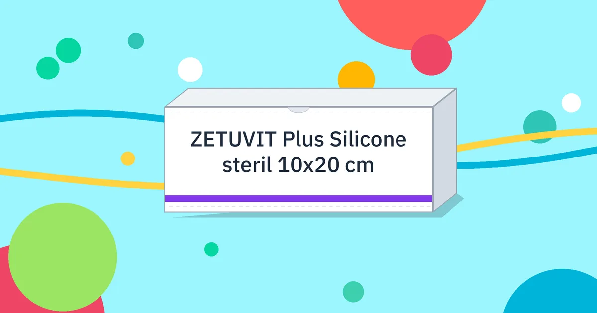 Symbolbild: Packung mit der Aufschrift ZETUVIT Plus Silicone steril 10x20 cm (PZN 18222037) – Verfügbarkeit und Bezug in Apotheken in Frankfurt am Main