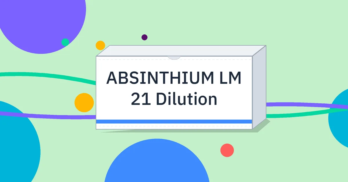 Symbolbild: Packung mit der Aufschrift ABSINTHIUM LM 21 Dilution (PZN 13261601) – Verfügbarkeit und Bezug in Apotheken in Frankfurt am Main