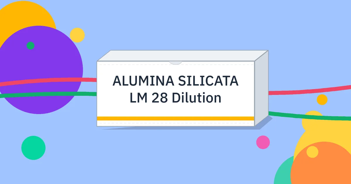 Symbolbild: Packung mit der Aufschrift ALUMINA SILICATA LM 28 Dilution (PZN 12759090) – Verfügbarkeit und Bezug in Apotheken in Frankfurt am Main