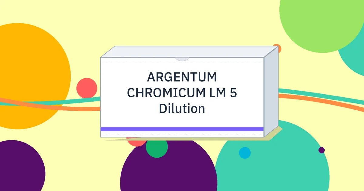 Symbolbild: Packung mit der Aufschrift ARGENTUM CHROMICUM LM 5 Dilution (PZN 13389324) – Verfügbarkeit und Bezug in Apotheken in Frankfurt am Main