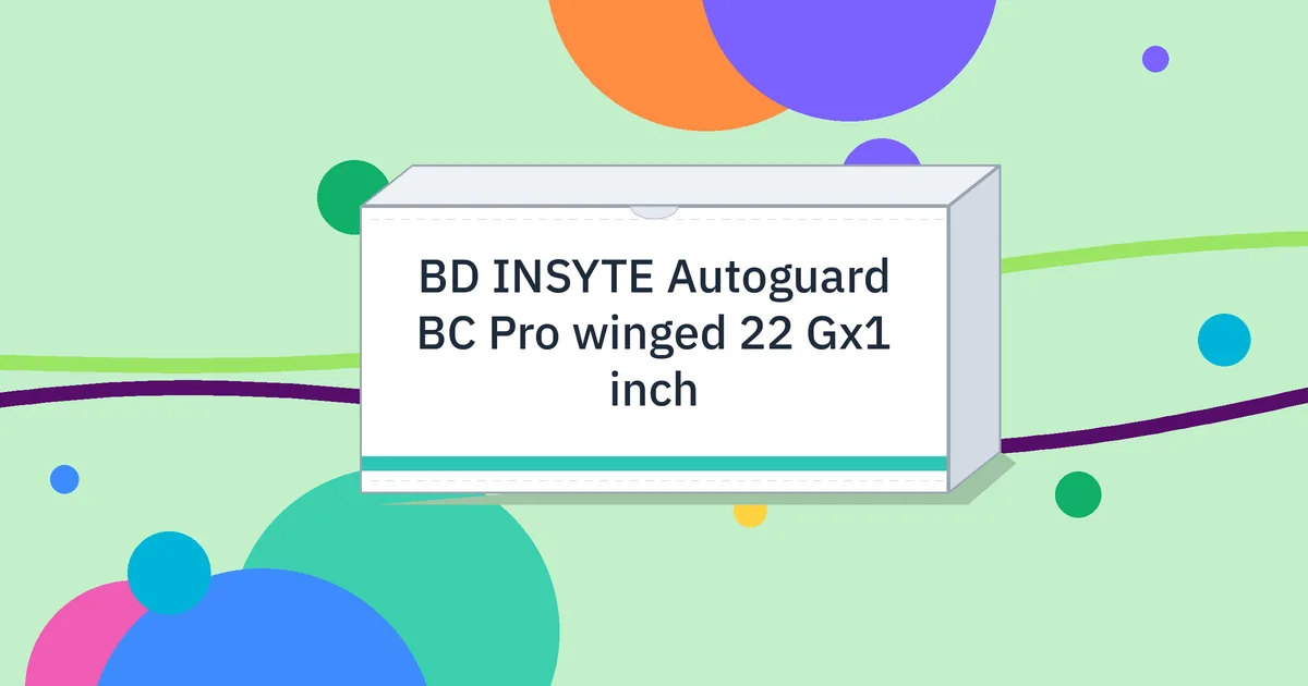 Symbolbild: Packung mit der Aufschrift BD INSYTE Autoguard BC Pro winged 22 Gx1 inch (PZN 17517865) – Verfügbarkeit und Bezug in Apotheken in Frankfurt am Main