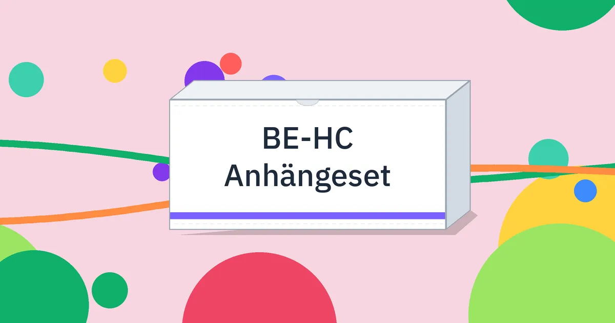 Symbolbild: Packung mit der Aufschrift BE-HC Anhängeset (PZN 18242293) – Verfügbarkeit und Bezug in Apotheken in Frankfurt am Main