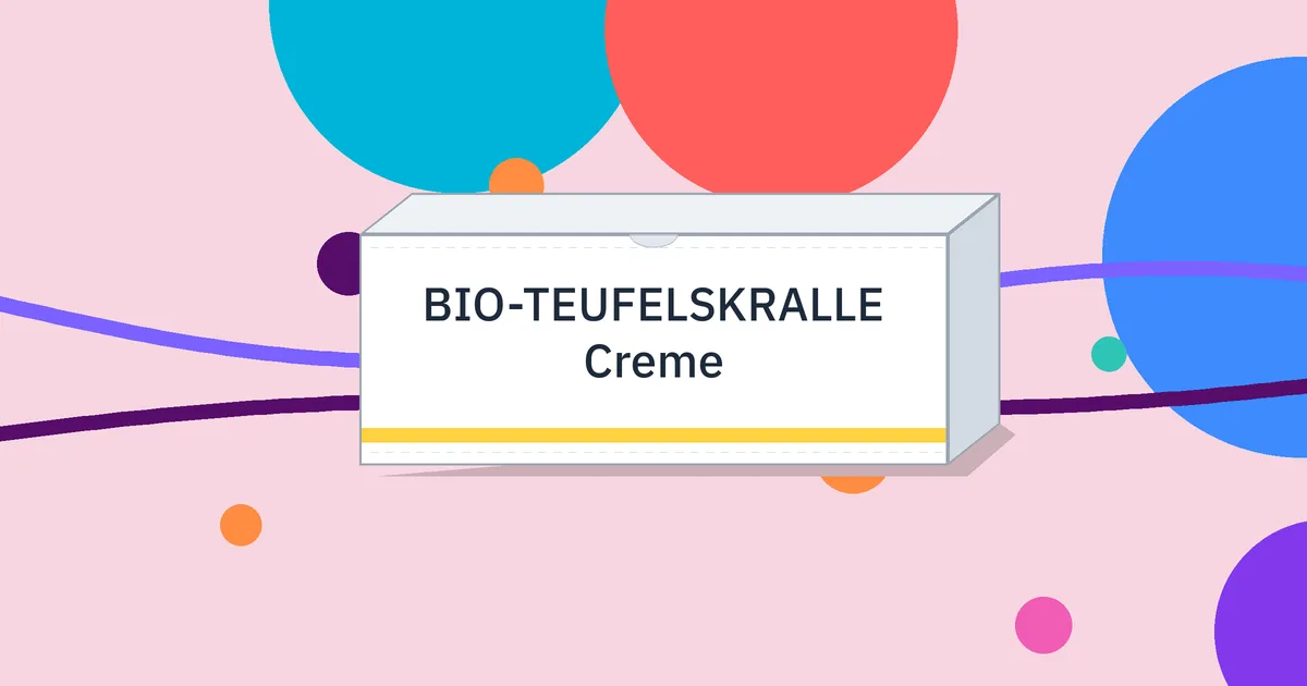 Symbolbild: Packung mit der Aufschrift BIO-TEUFELSKRALLE Creme (PZN 17634826) – Verfügbarkeit und Bezug in Apotheken in Frankfurt am Main