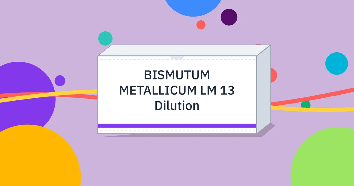 Symbolbild: Packung mit der Aufschrift BISMUTUM METALLICUM LM 13 Dilution (PZN 12794755) – Verfügbarkeit und Bezug in Apotheken in Frankfurt am Main