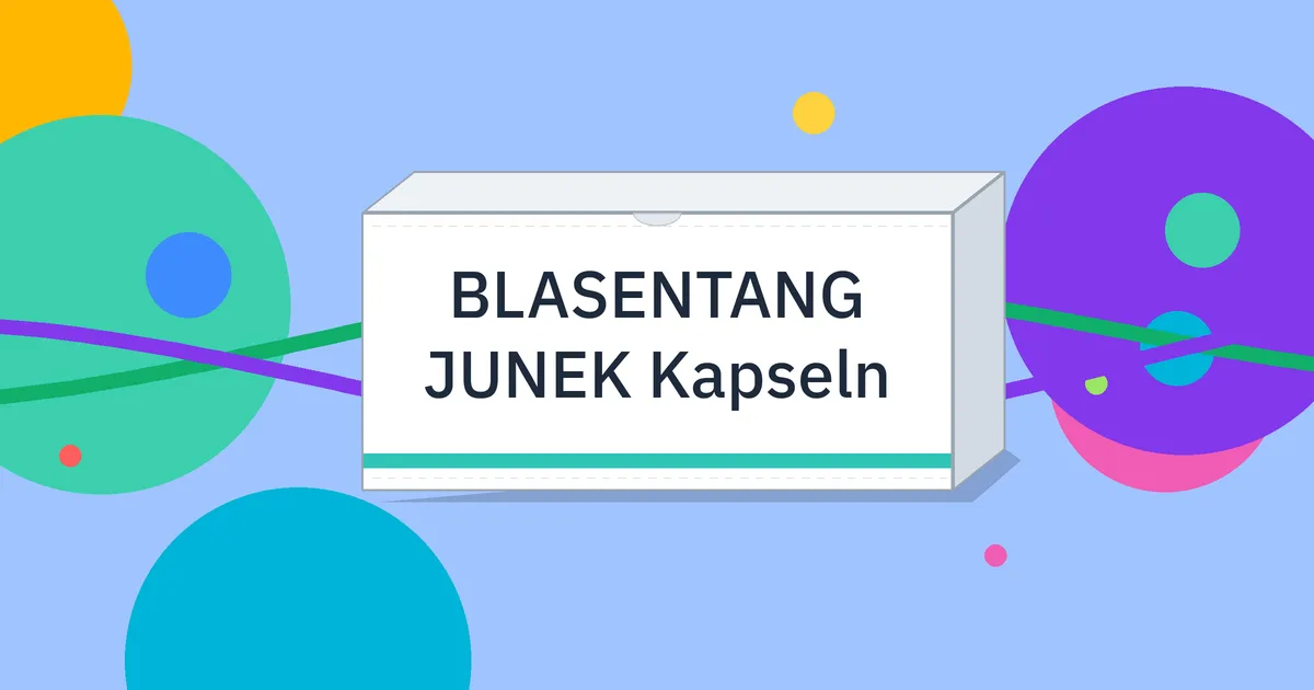Symbolbild: Packung mit der Aufschrift BLASENTANG JUNEK Kapseln (PZN 01104598) – Verfügbarkeit und Bezug in Apotheken in Frankfurt am Main