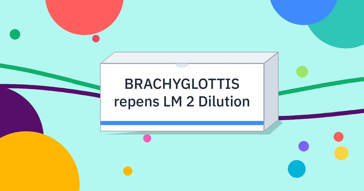 Symbolbild: Packung mit der Aufschrift BRACHYGLOTTIS repens LM 2 Dilution (PZN 13394621) – Verfügbarkeit und Bezug in Apotheken in Frankfurt am Main