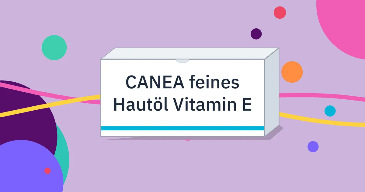 Symbolbild: Packung mit der Aufschrift CANEA feines Hautöl Vitamin E (PZN 07500415) – Verfügbarkeit und Bezug in Apotheken in Frankfurt am Main